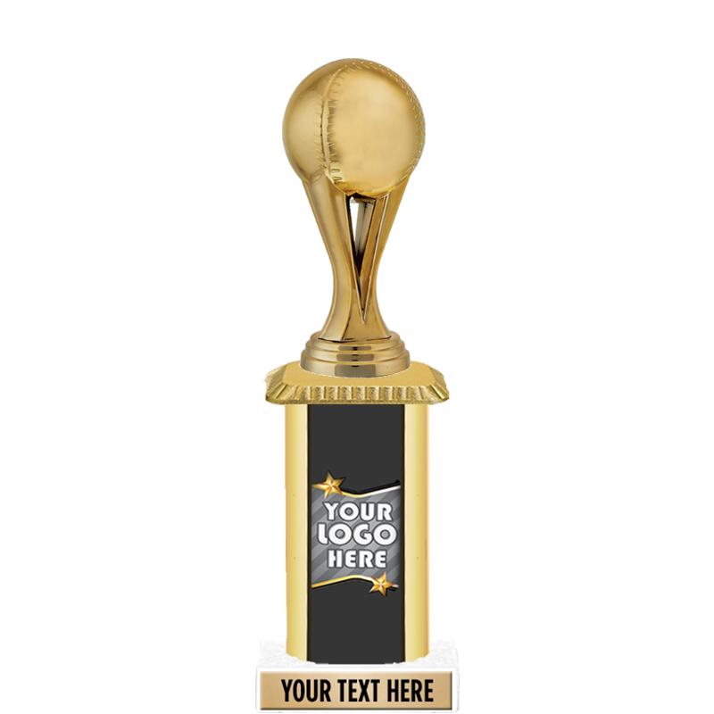 Baseball Custom Logo Trophies | Crown Awards