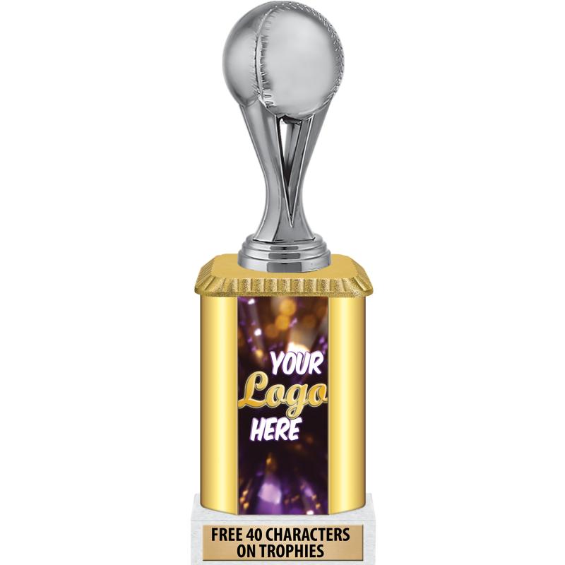 Baseball Custom Logo Trophies | Crown Awards