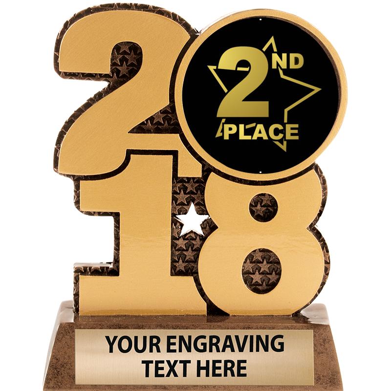 2nd Place Trophies - 2nd Place Medals - 2nd Place Plaques and Awards
