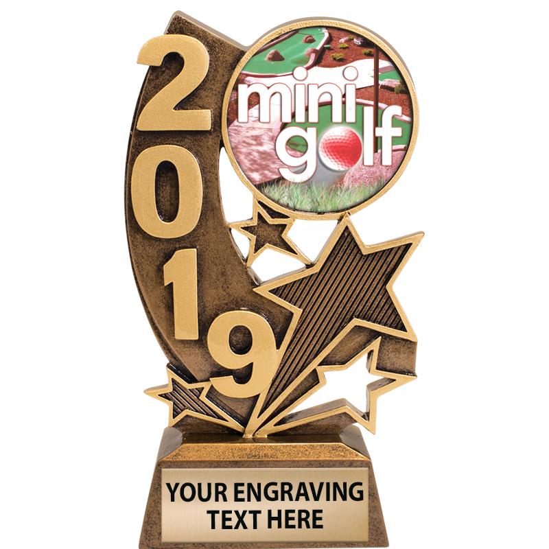 Mini Golf Trophies - Mini Golf Medals - Mini Golf Plaques and Awards