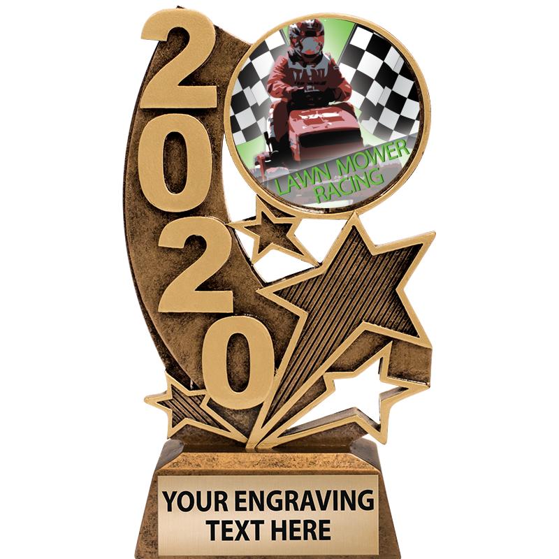 Lawnmower Racing Trophies | Lawnmower Racing Medals | Crown Awards
