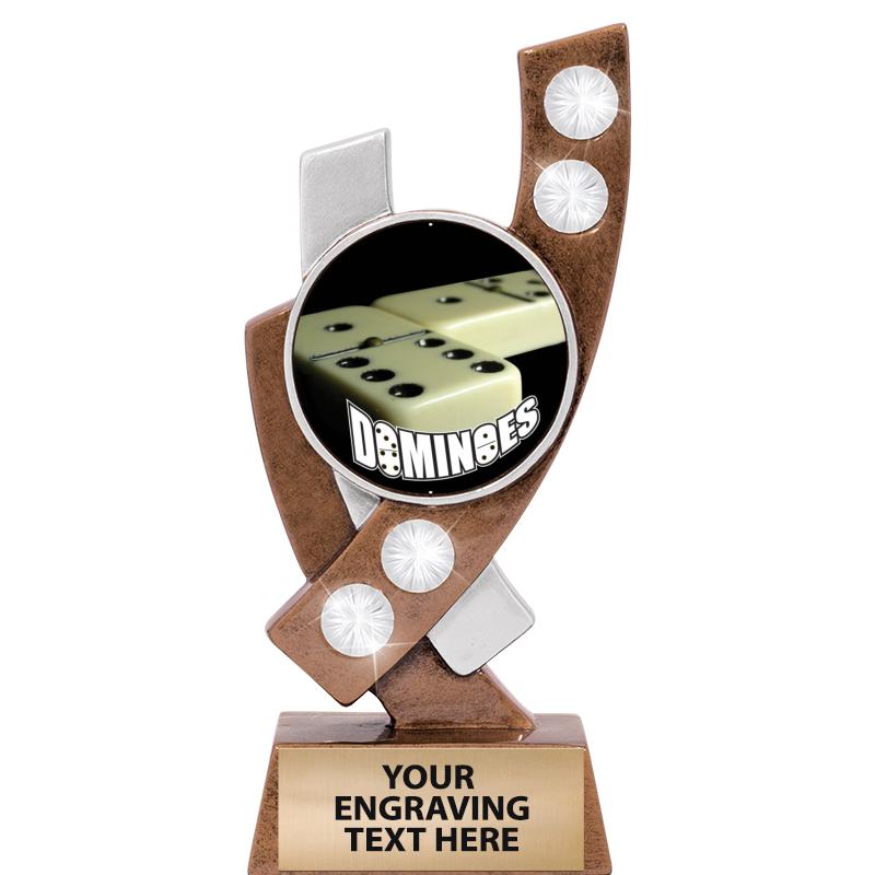 Dominoes Trophies - Dominoes Medals - Dominoes Plaques and Awards
