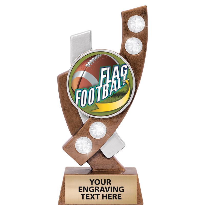Flag Football Trophies - Flag Football Medals - Flag Football Plaques ...