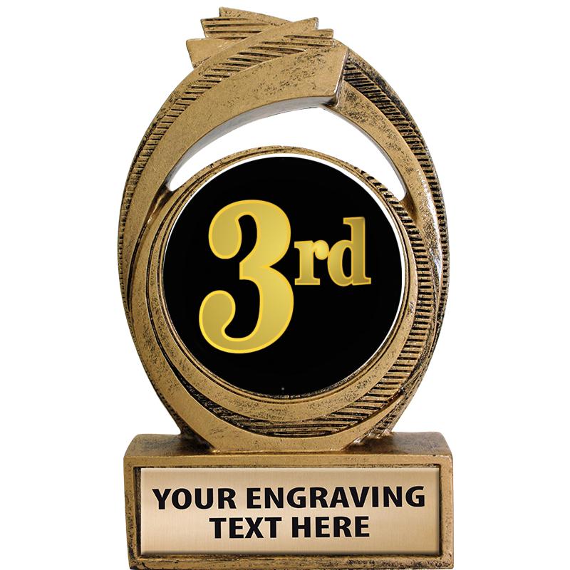 3rd Place Trophies - 3rd Place Medals - 3rd Place Plaques and Awards
