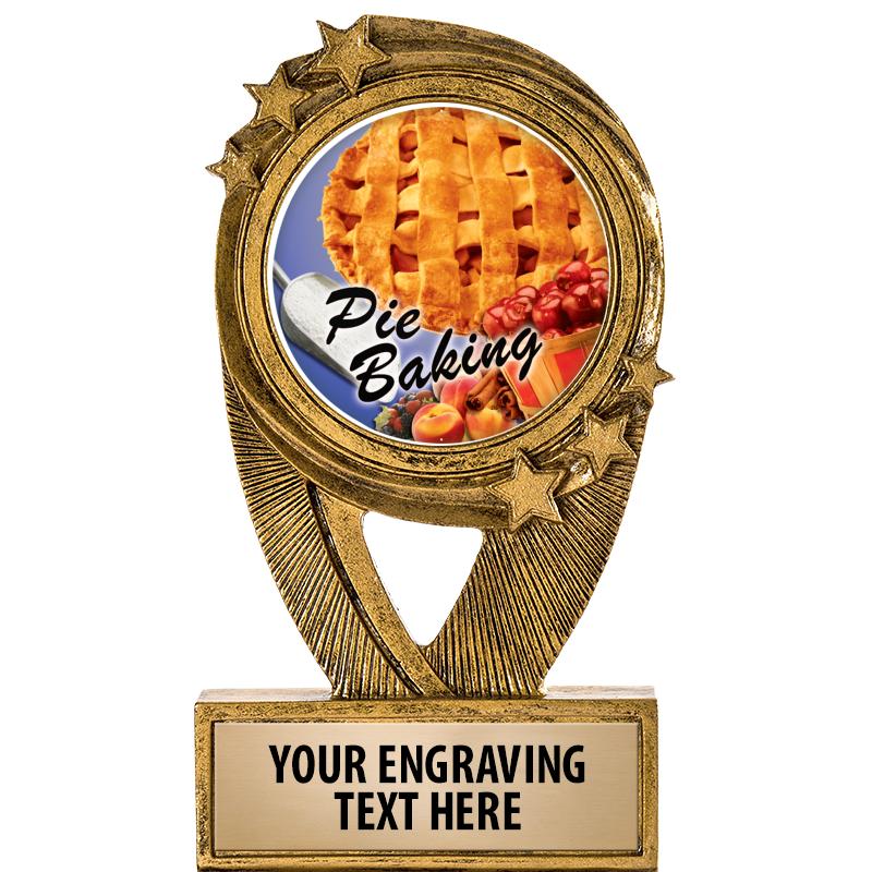 Pie Baking Trophies - Pie Baking Medals - Pie Baking Plaques and Awards