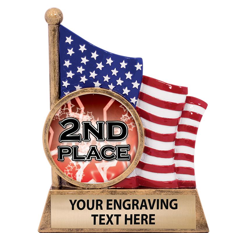 2nd Place Trophies - 2nd Place Medals - 2nd Place Plaques and Awards