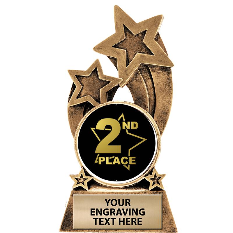 2nd Place Trophies - 2nd Place Medals - 2nd Place Plaques and Awards