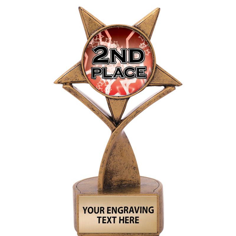 2nd Place Trophies - 2nd Place Medals - 2nd Place Plaques and Awards