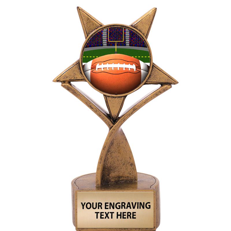 Flag Football Trophies - Flag Football Medals - Flag Football Plaques ...