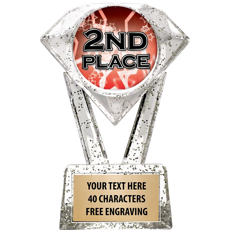 2nd Place Trophies - 2nd Place Medals - 2nd Place Plaques and Awards