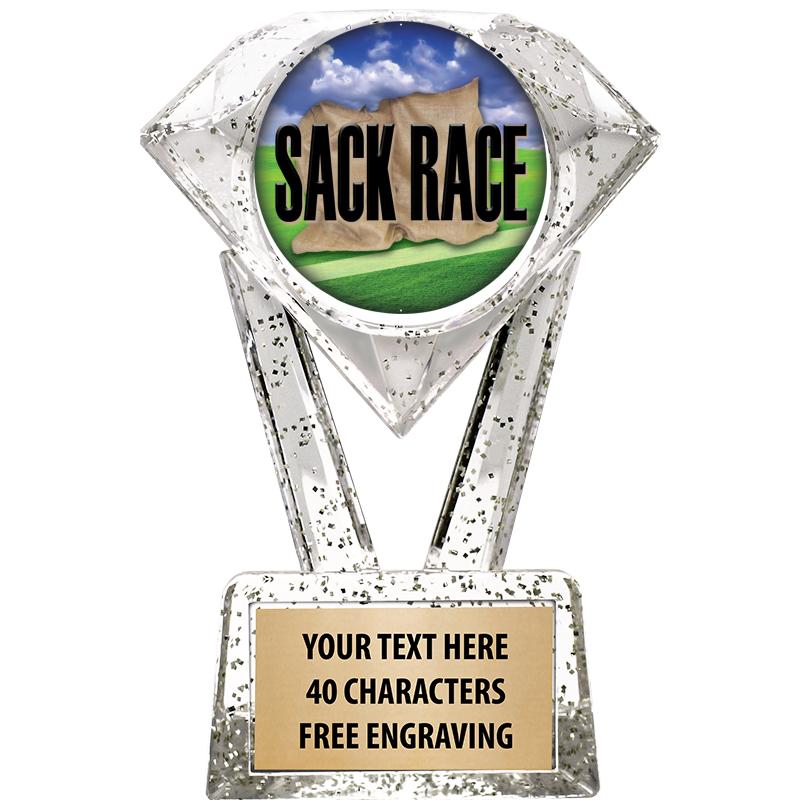 Sack Race Trophies - Crown Awards