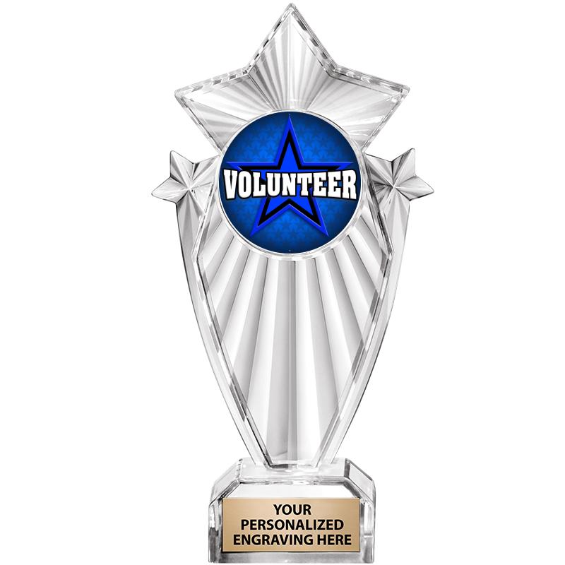 Volunteer Awards Trophies - Crown Awards
