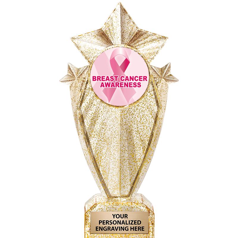Breast Cancer Awareness Trophies - Crown Awards