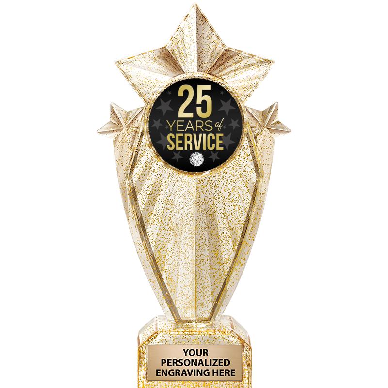 Years of Service Trophies - Crown Awards