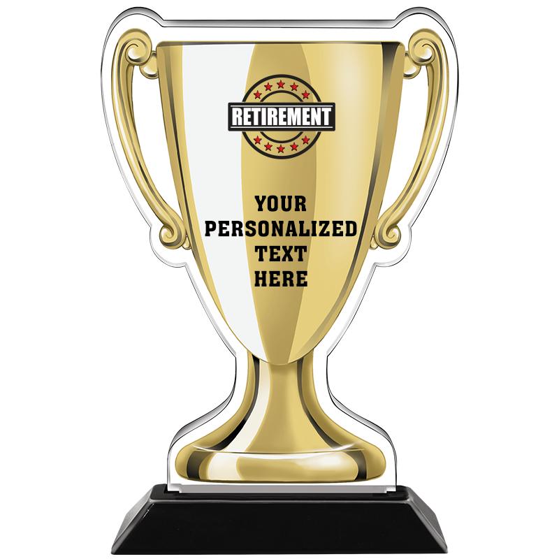 Retirement Awards Trophies - Crown Awards