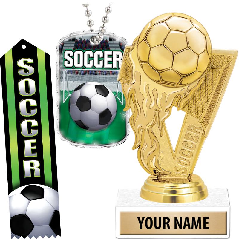 Soccer Ribbons - Crown Awards