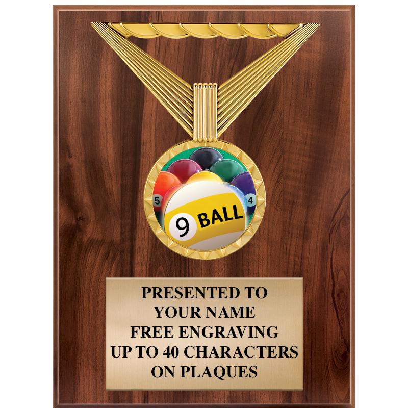Pool Plaques - Crown Awards