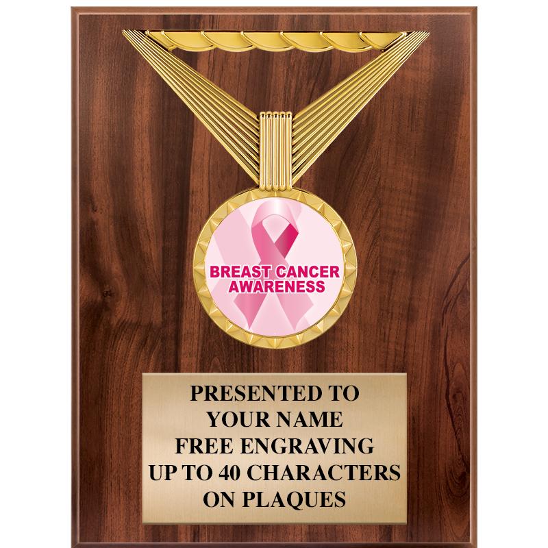 Breast Cancer Awareness Plaques - Crown Awards