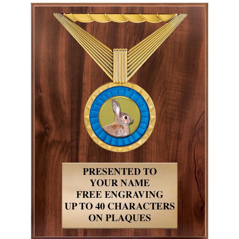 Rabbits Plaques - Crown Awards