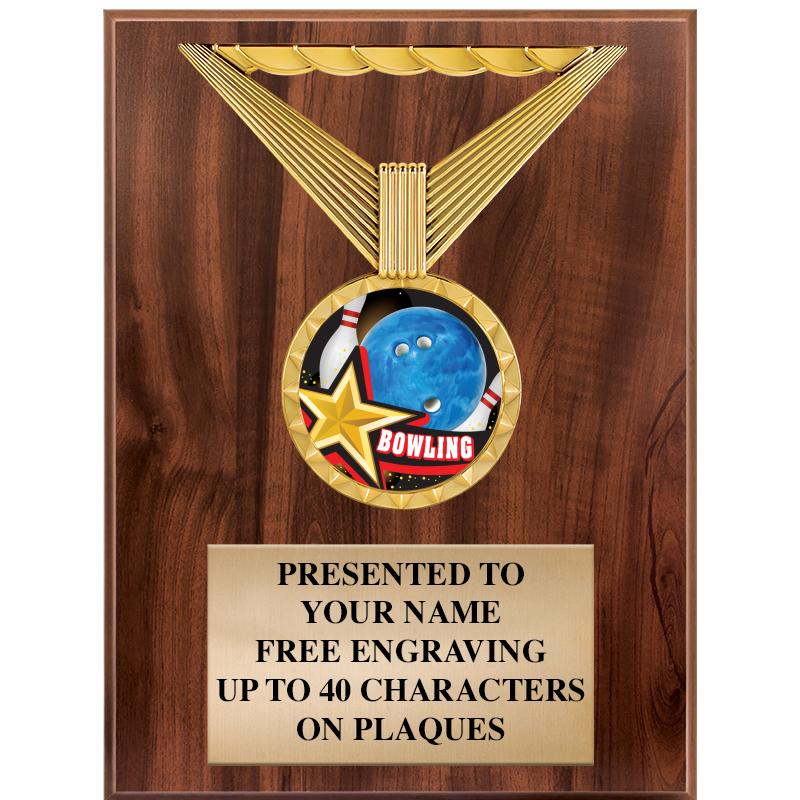 Bowling Plaques - Crown Awards