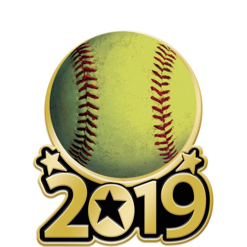 Softball Pins - Crown Awards