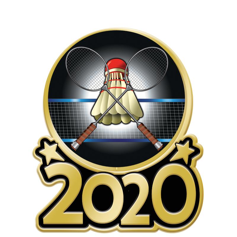 Badminton Pins - Crown Awards