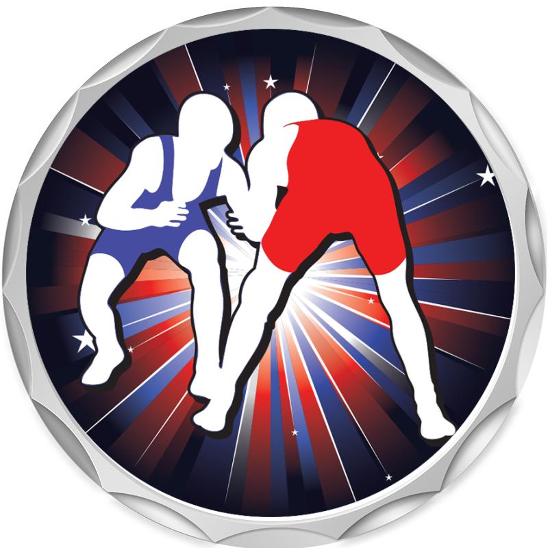 Wrestling Pins | Crown Awards