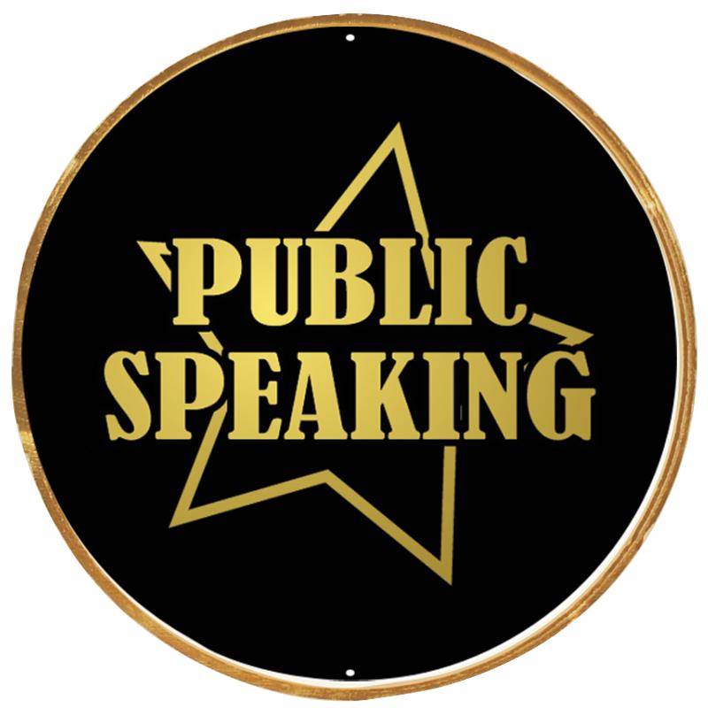 Public Speaking Pins - Crown Awards