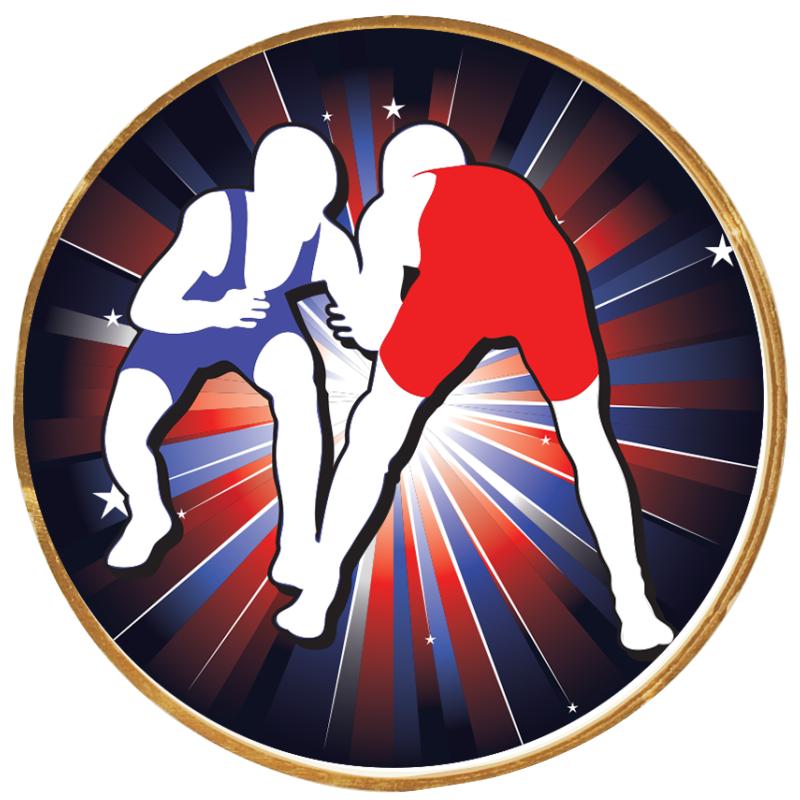 Wrestling Pins - Crown Awards