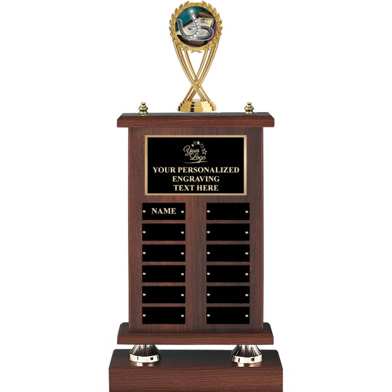 Horseshoe Trophies - Horseshoe Medals - Horseshoe Plaques and Awards