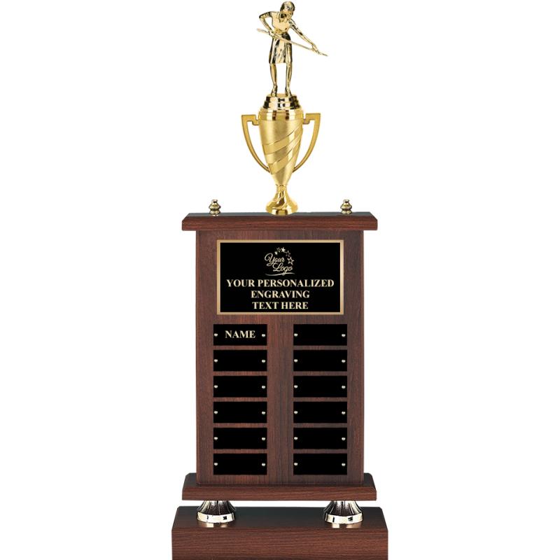 Pool Trophies - Crown Awards