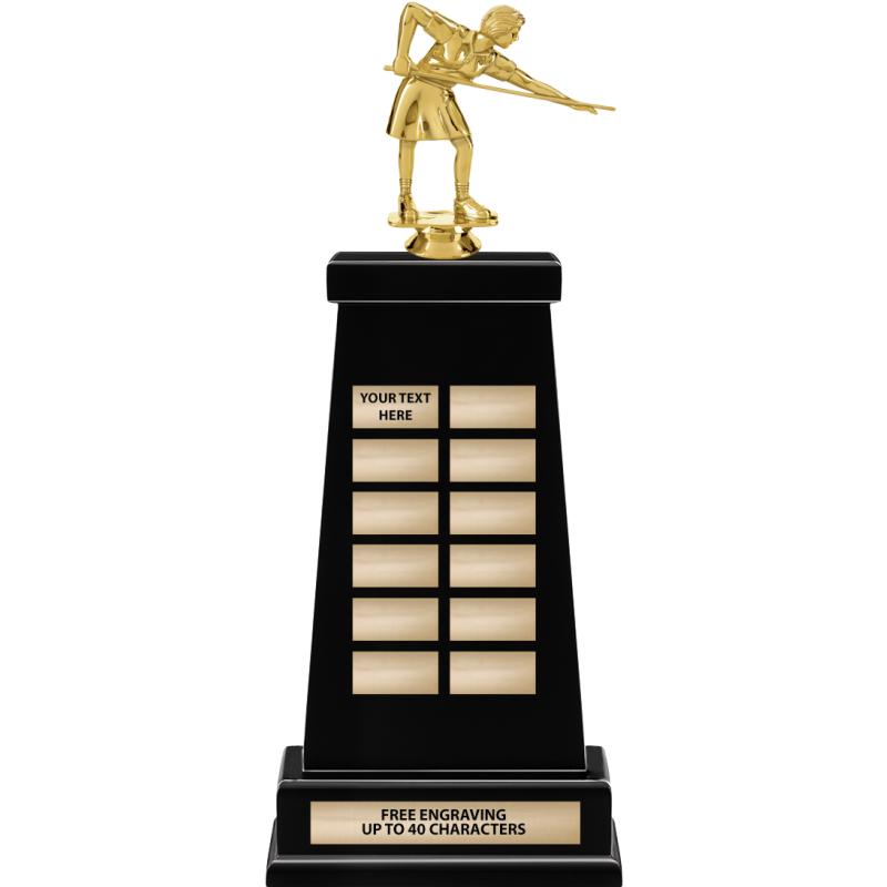 Billiards Trophies - Billiards Medals - Billiards Plaques and Awards