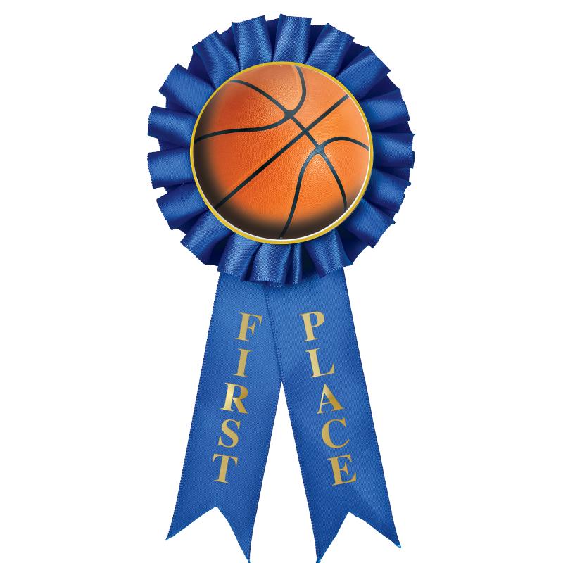 Basketball Ribbons - Crown Awards