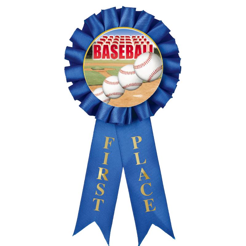 Baseball Ribbons - Crown Awards