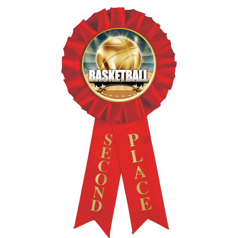 Basketball Ribbons - Crown Awards