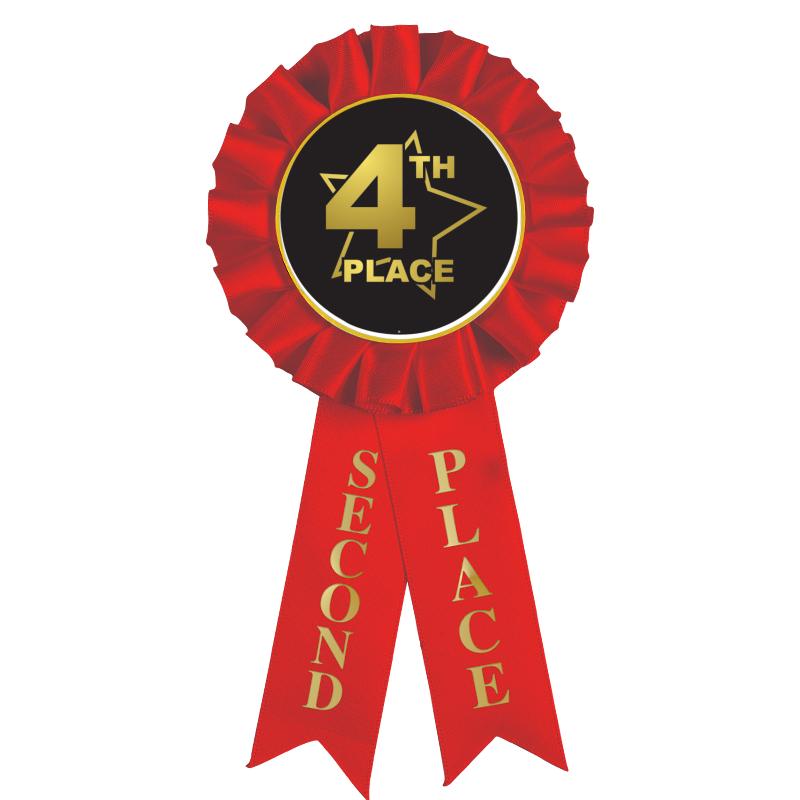 4th Place Ribbons - Crown Awards