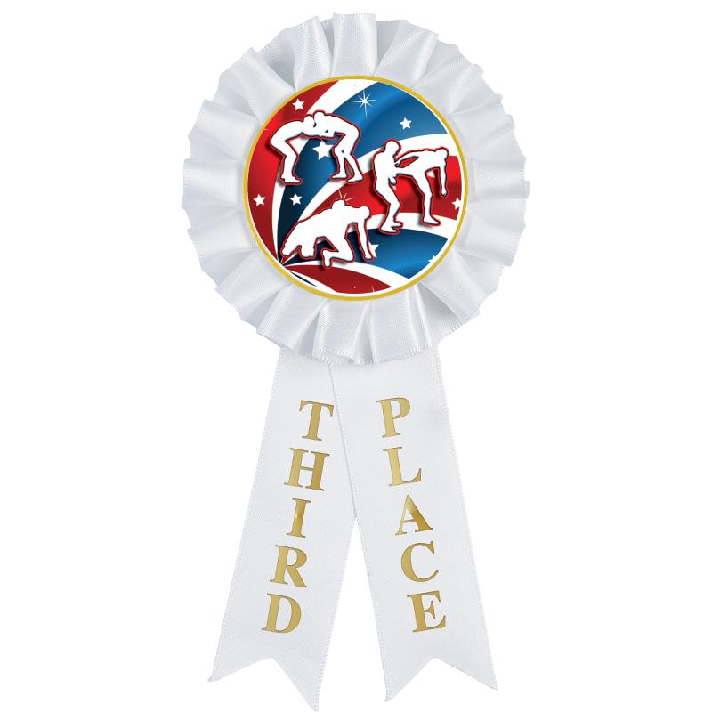 Wrestling Ribbons - Crown Awards