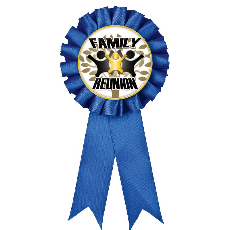 Family Reunion Ribbons - Crown Awards