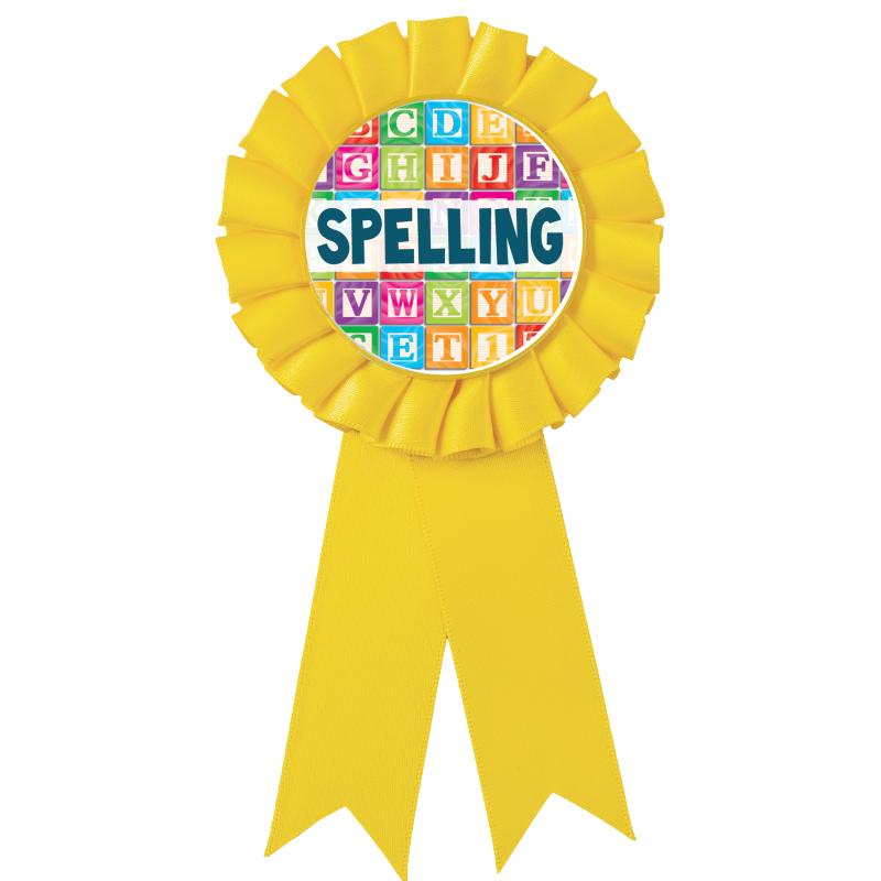 Spelling Ribbons - Crown Awards