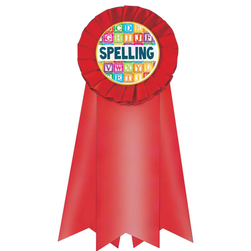 Spelling Ribbons - Crown Awards