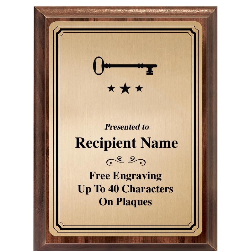 Key Plaques - Crown Awards