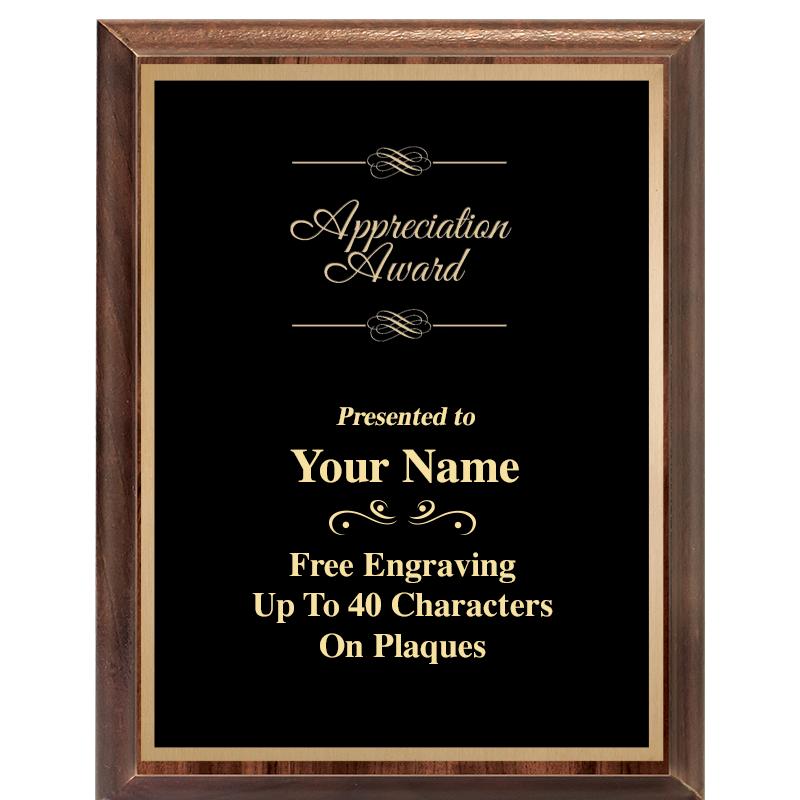 Appreciation Awards Plaques - Crown Awards