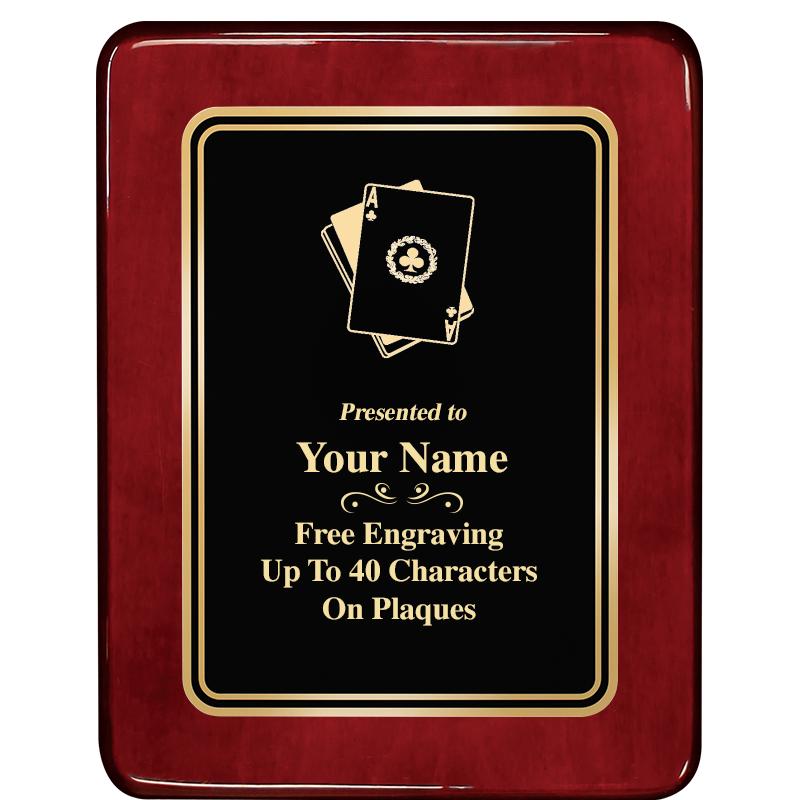Poker Plaques - Crown Awards