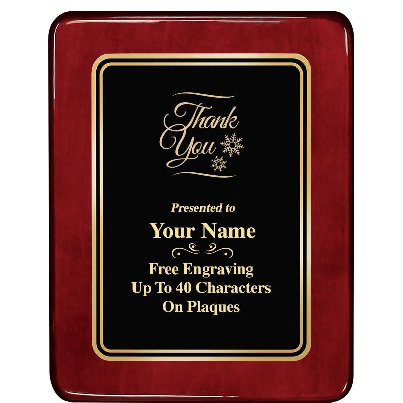 Thank You Plaques - Crown Awards