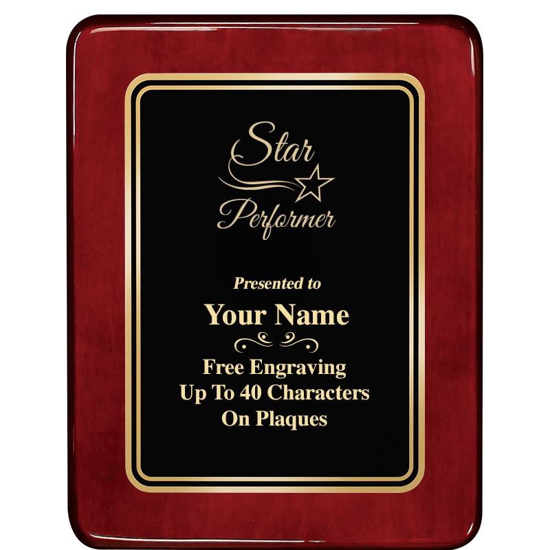 Star Performer Plaques - Crown Awards