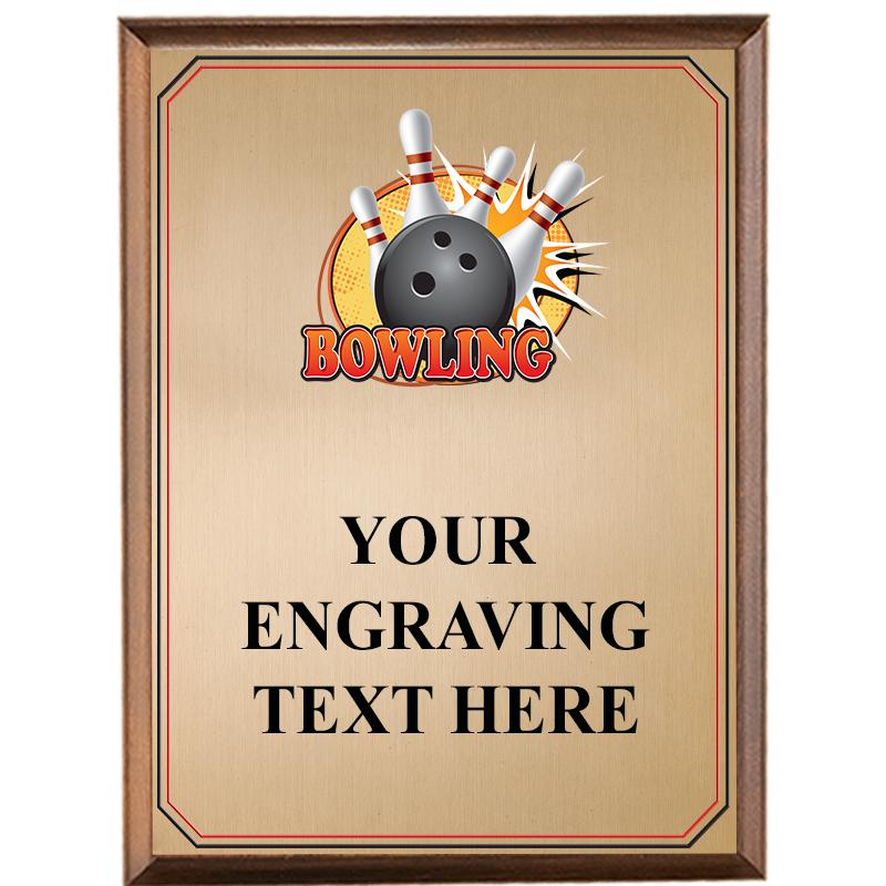 Bowling Plaques - Crown Awards