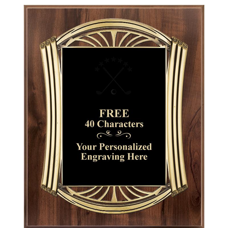 Gold Plaques - Crown Awards