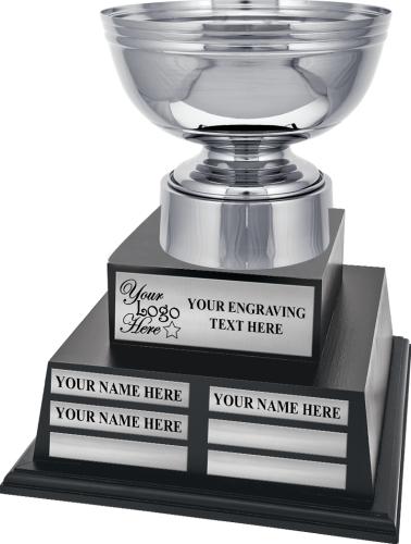 engraved cup trophy