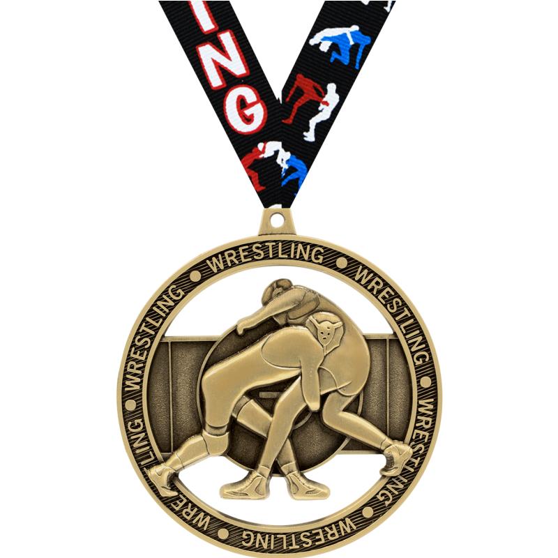 Wrestling Medals - Crown Awards