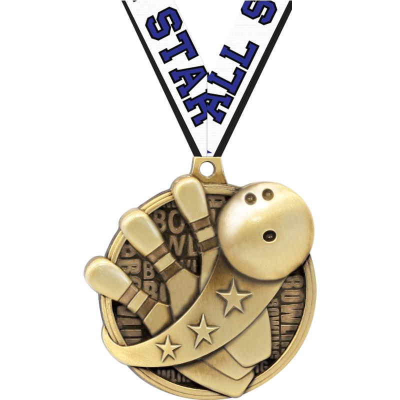Bowling Medals - Crown Awards